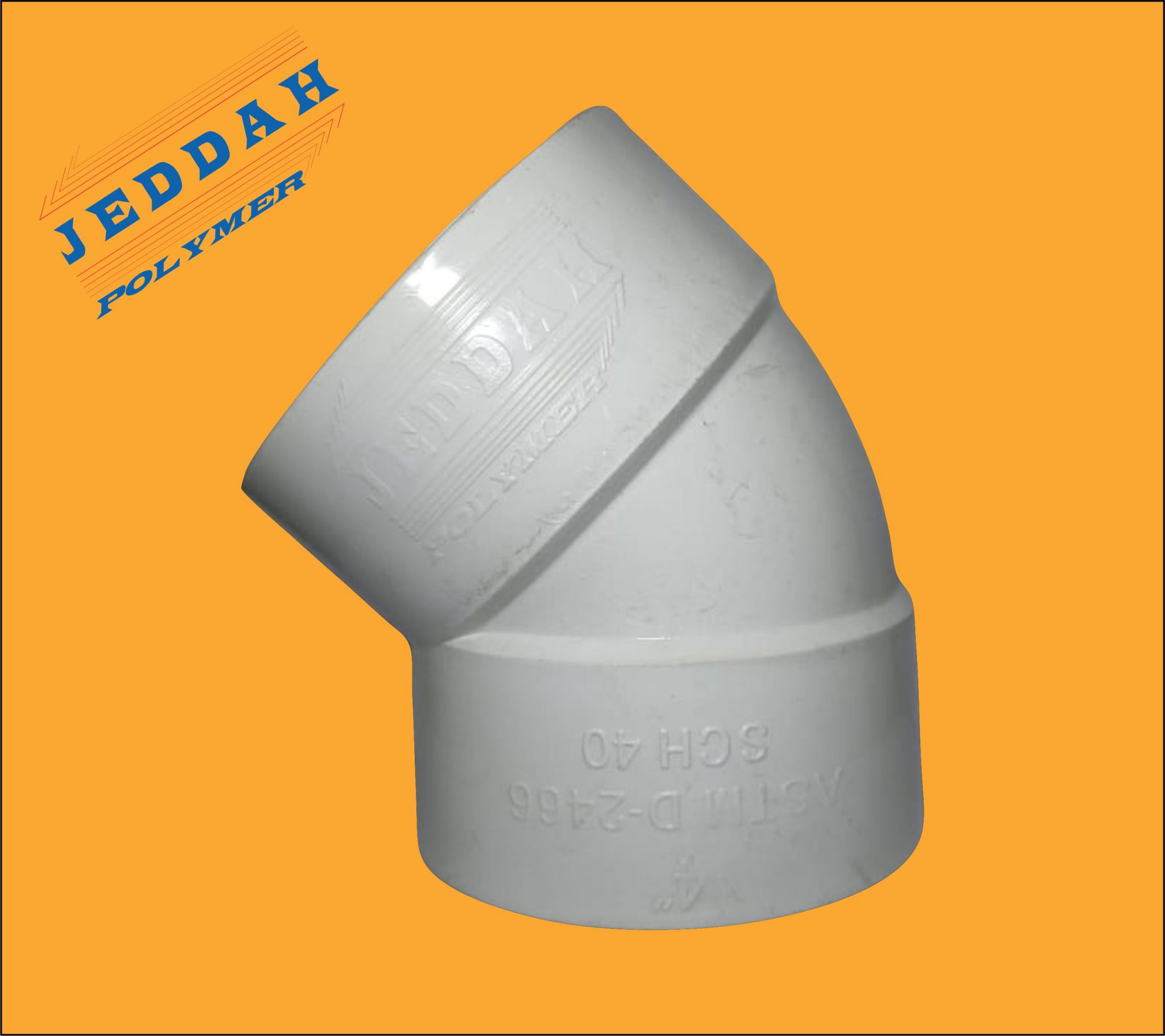 UPVC SCH 40 ELBOW 45 – JEDDAH POLYMER